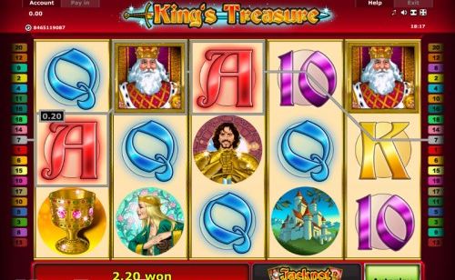 Kings Treasure Automat von Novoline